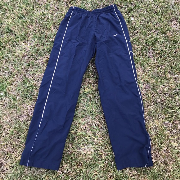Nike | Pants | Navy Vintage Nike Nylon Pants | Poshmark